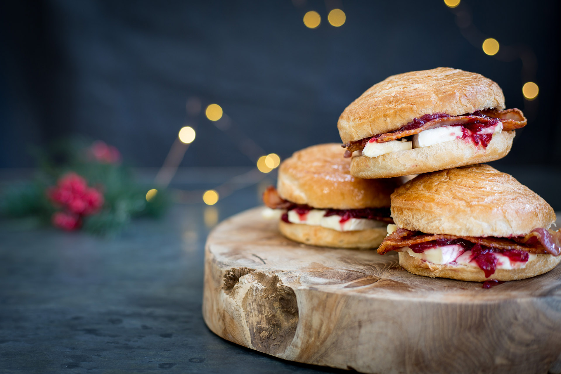 Maple Bacon, Brie & Cranberry Croissant Rolls - New York Bakery Co ...